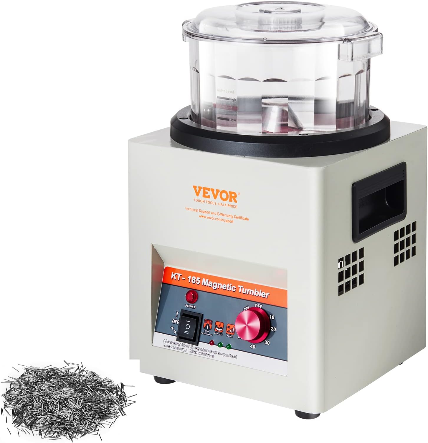 VEVOR Polisseur de Bijoux Magnétique 800 g Machine de Polissage à ...