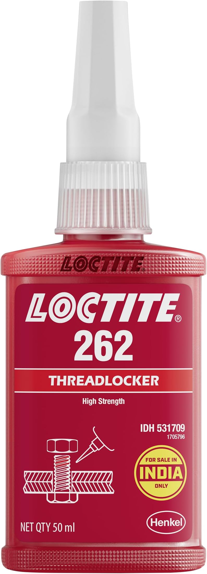 Loctite Threadlocker Blue 242 locks and seals threaded fasteners and ...