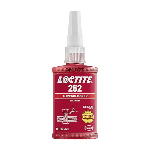 LOCTITE 262 - Red 50ml | Medium to high strength Threadlocker ...