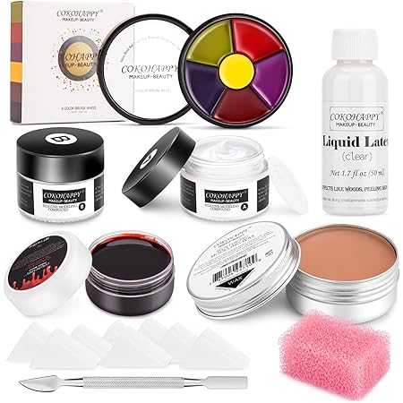 Amazon.com : COKOHAPPY Halloween SFX Makeup Kit - 3 Ways Create Special ...