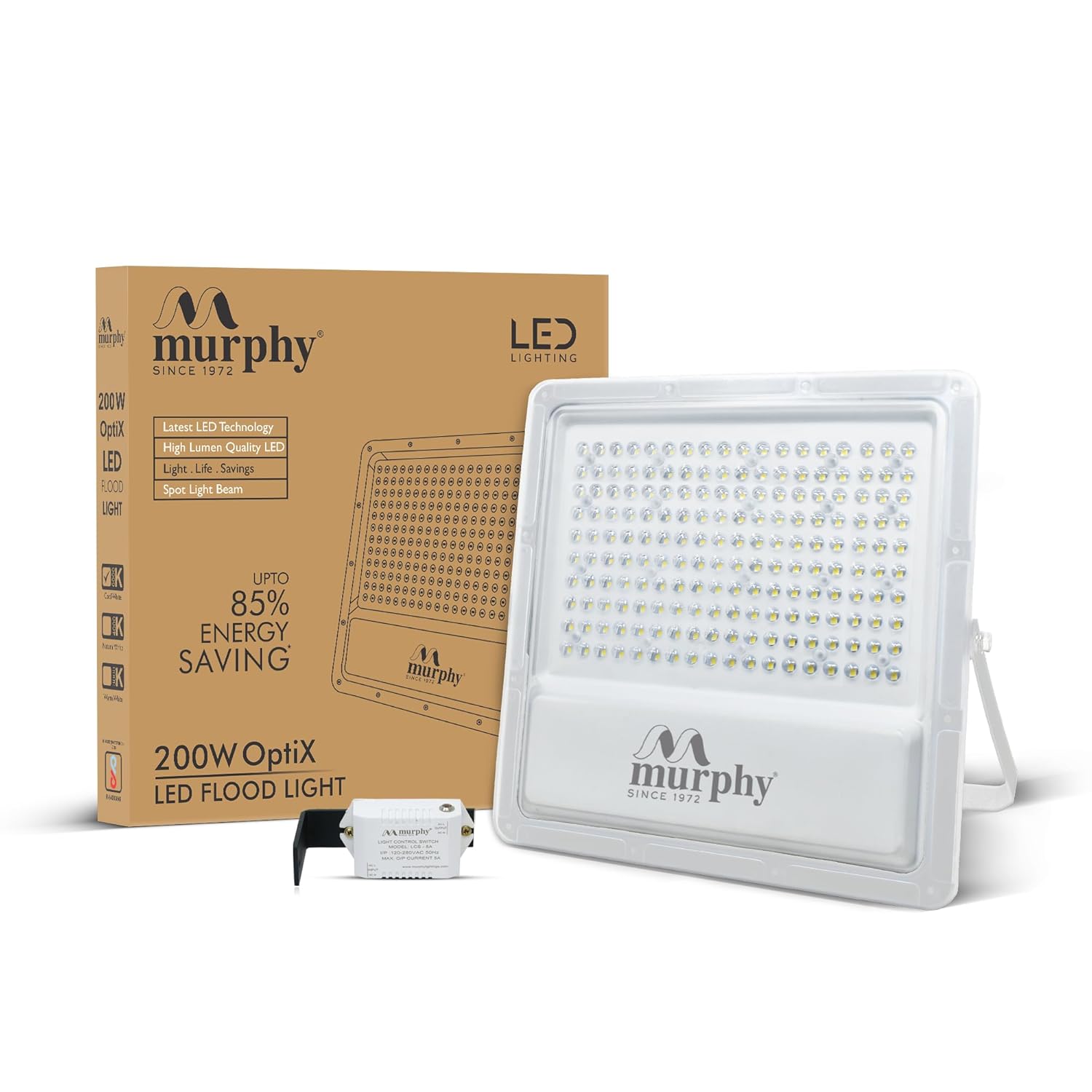 Murphy Lens Model 200W LED Waterproof with Auto On/Off Day Night Light ...