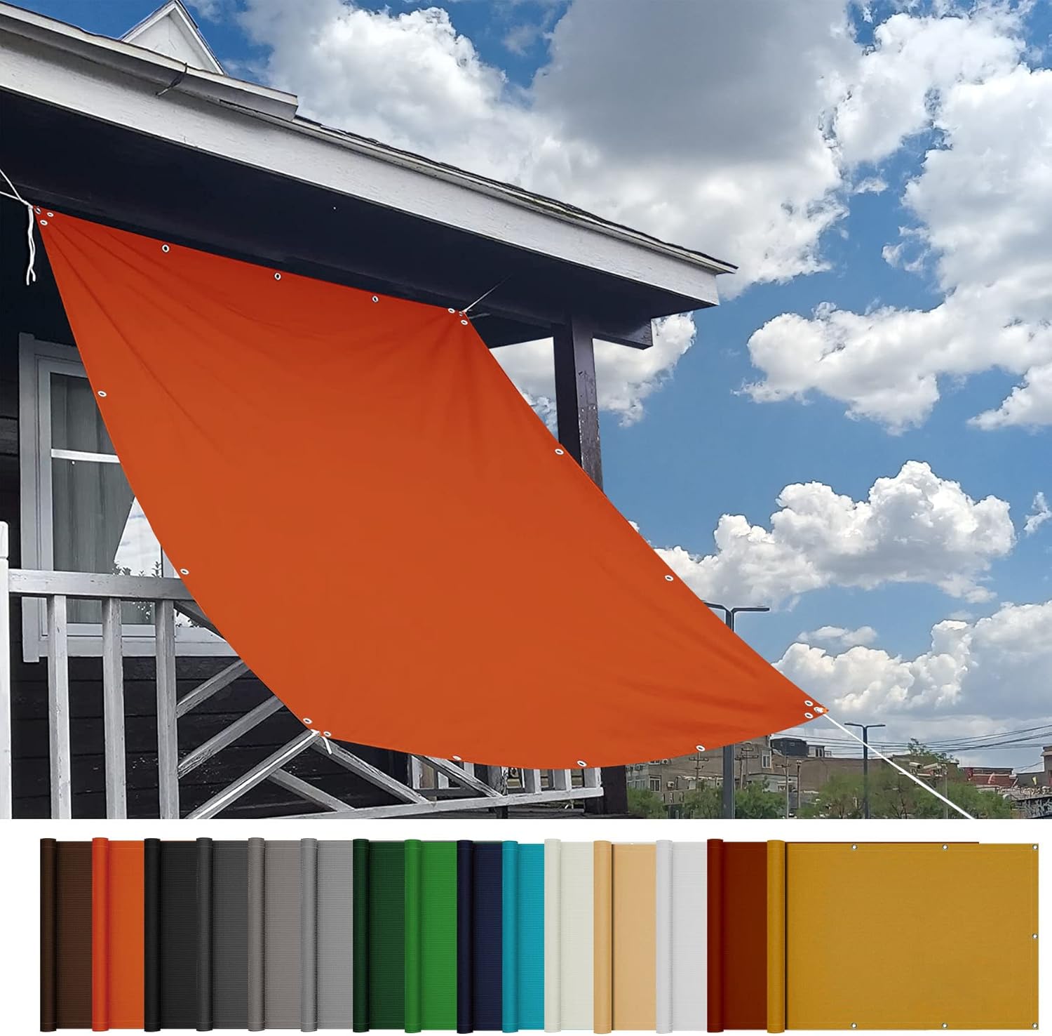 Amazon.com: ZQXFZ Fence Privacy Screen 1.5x2m(4.92x6.56ft). Includes ...