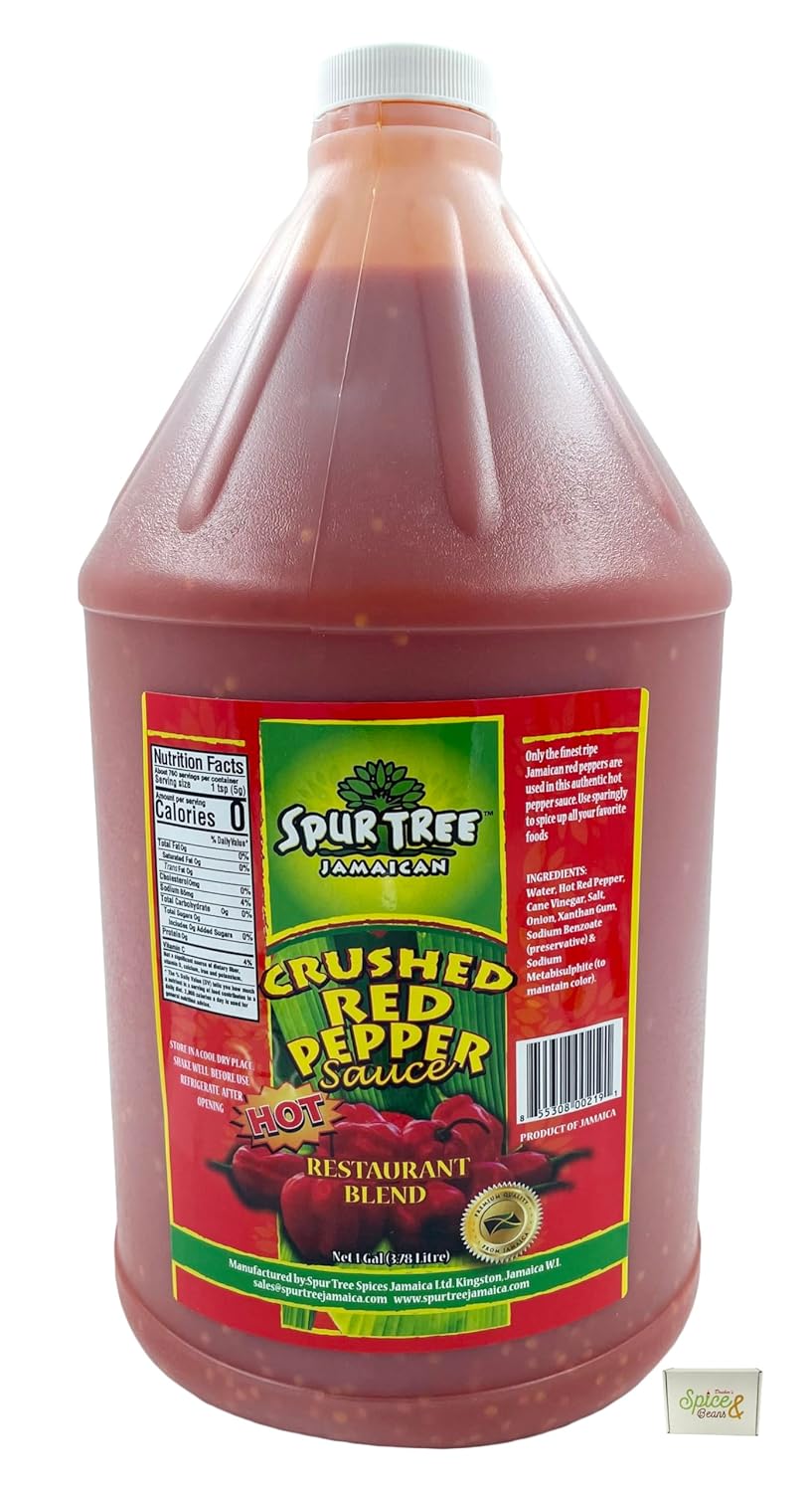 Amazon.com : Spur Tree Crushed Red Pepper Sauce - Hot Restaurant Blend ...
