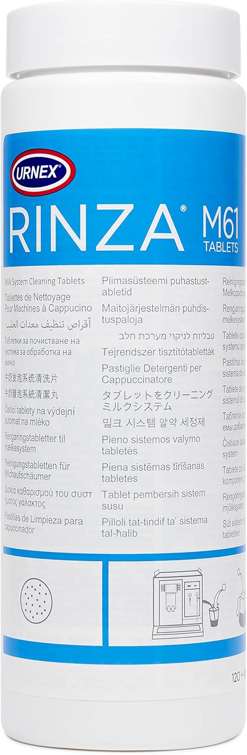 Urnex Rinza Milk Cleaning Tablets - 3 x Tubs of 120 Tablets : Amazon.co ...