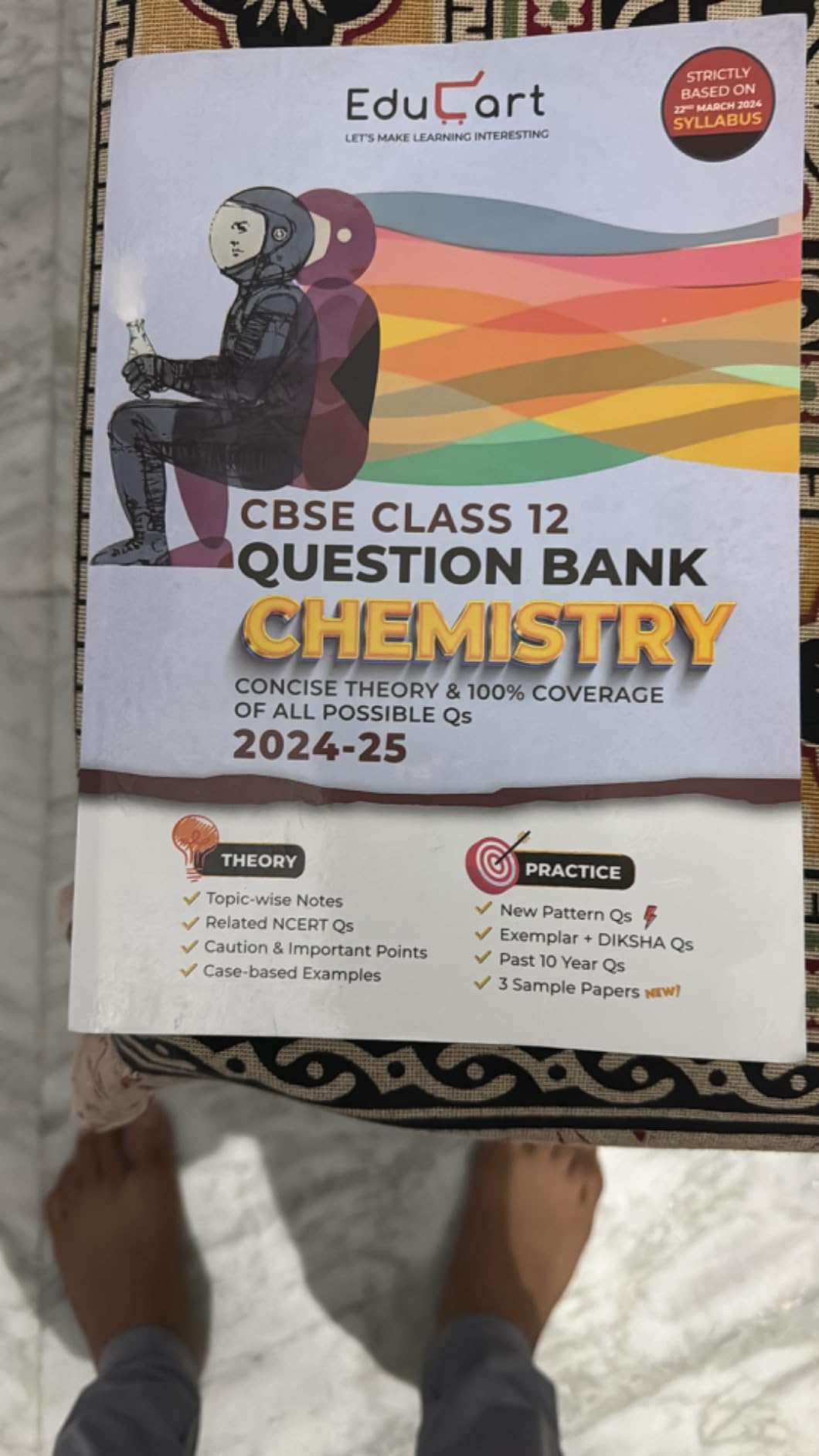 Educart CBSE Question Bank Class 12 Chemistry 2024-25 (As per latest ...