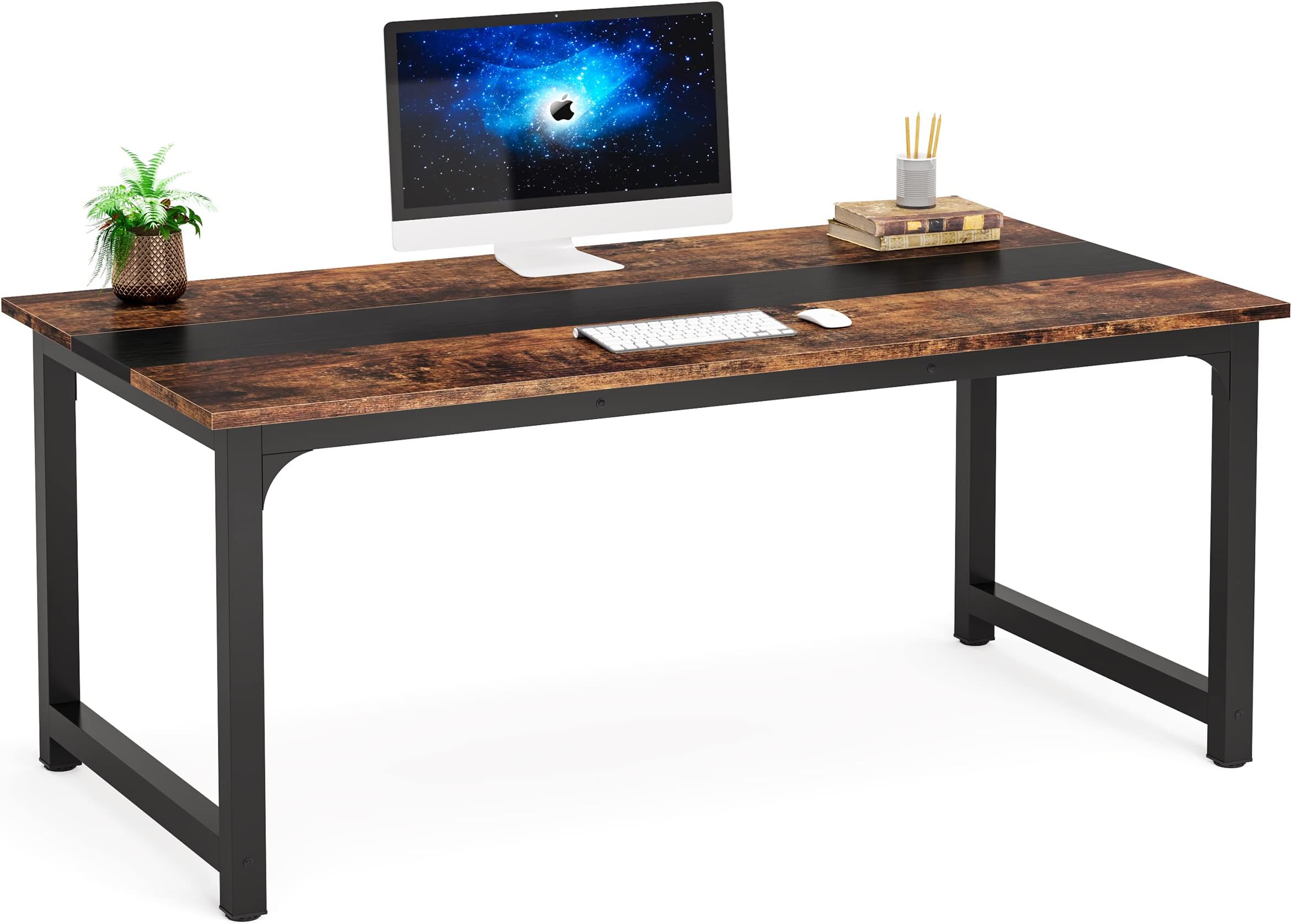 Tribesigns Computer Desk Office Work Desk, PC Laptop Table Workstation ...