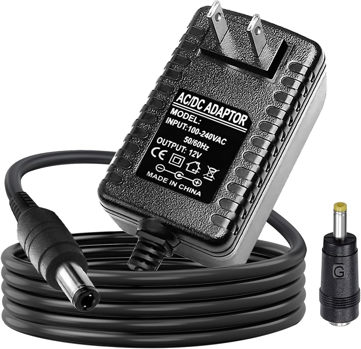 Amazon.com: ycwwzzh 12V AC/DC Portable DVD Player Charger Power Adapter ...