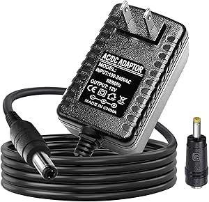 Amazon.com: ycwwzzh 12V AC/DC Portable DVD Player Charger Power Adapter ...