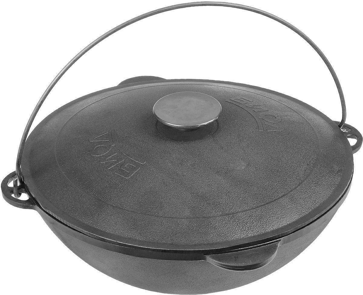 Kazan Mangal Uzbek 15 L Cast Iron Pot Plov Pilaf Making Cookware ...