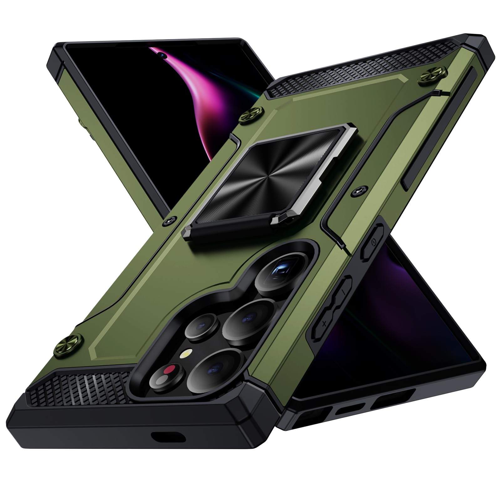 Amazon.com: Fucozan Military Grade Protection Case for Samsung Galaxy S24 Ultra Case S24 Ultra ...