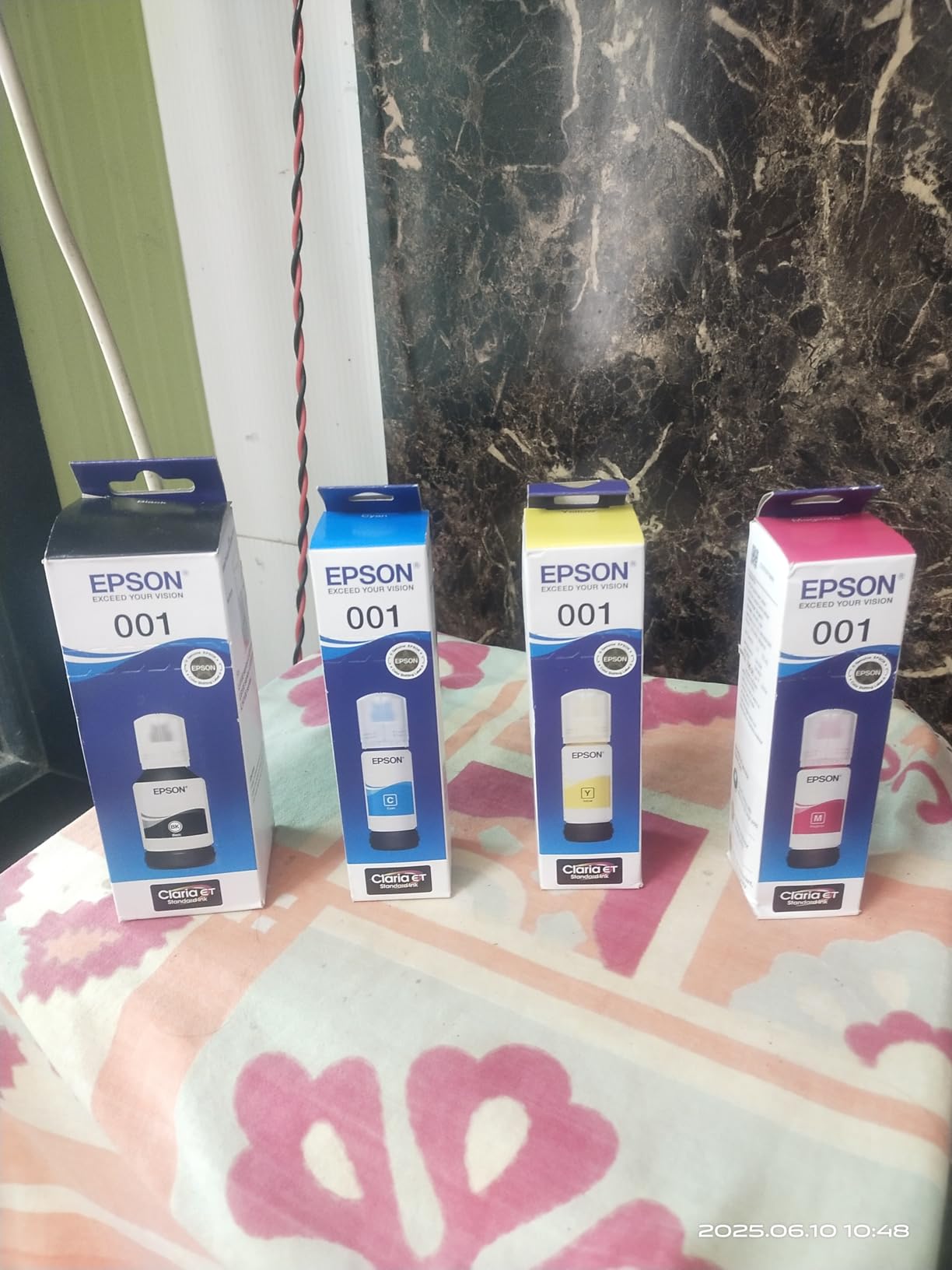 Epson 001 Ink 4 Colors For (L4150,L4160,L6160,L6170,L6190) (Set Of 4 ...