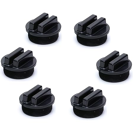 Amazon.com: Hayward SP1022CBLK 1-1/2-Inch MIP Black Concrete Pool Drain ...