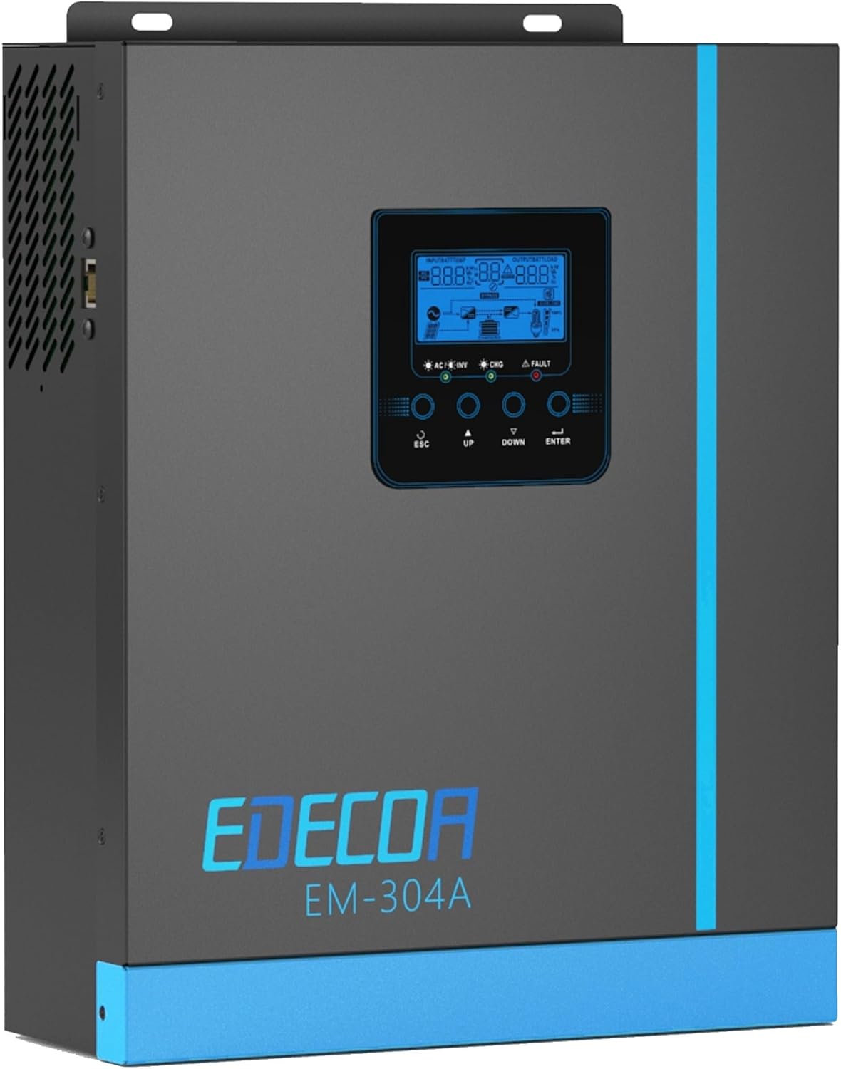 EDECOA 3000W Solar Hybrid Inverter 48V DC to 230V AC with MPPT Solar ...