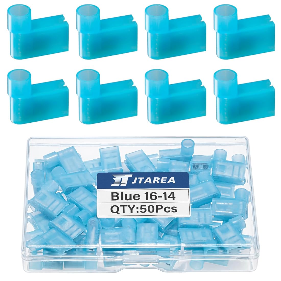 Snapklik.com : JTAREA 90 Degree Female Right Angle Flag Spade Connector ...