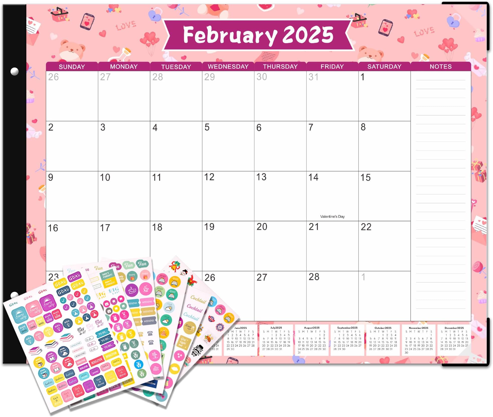 Large Desk Calendar 2025 - KOPEESY 22 x 17 Inch Large Desk Pad Calendar ...