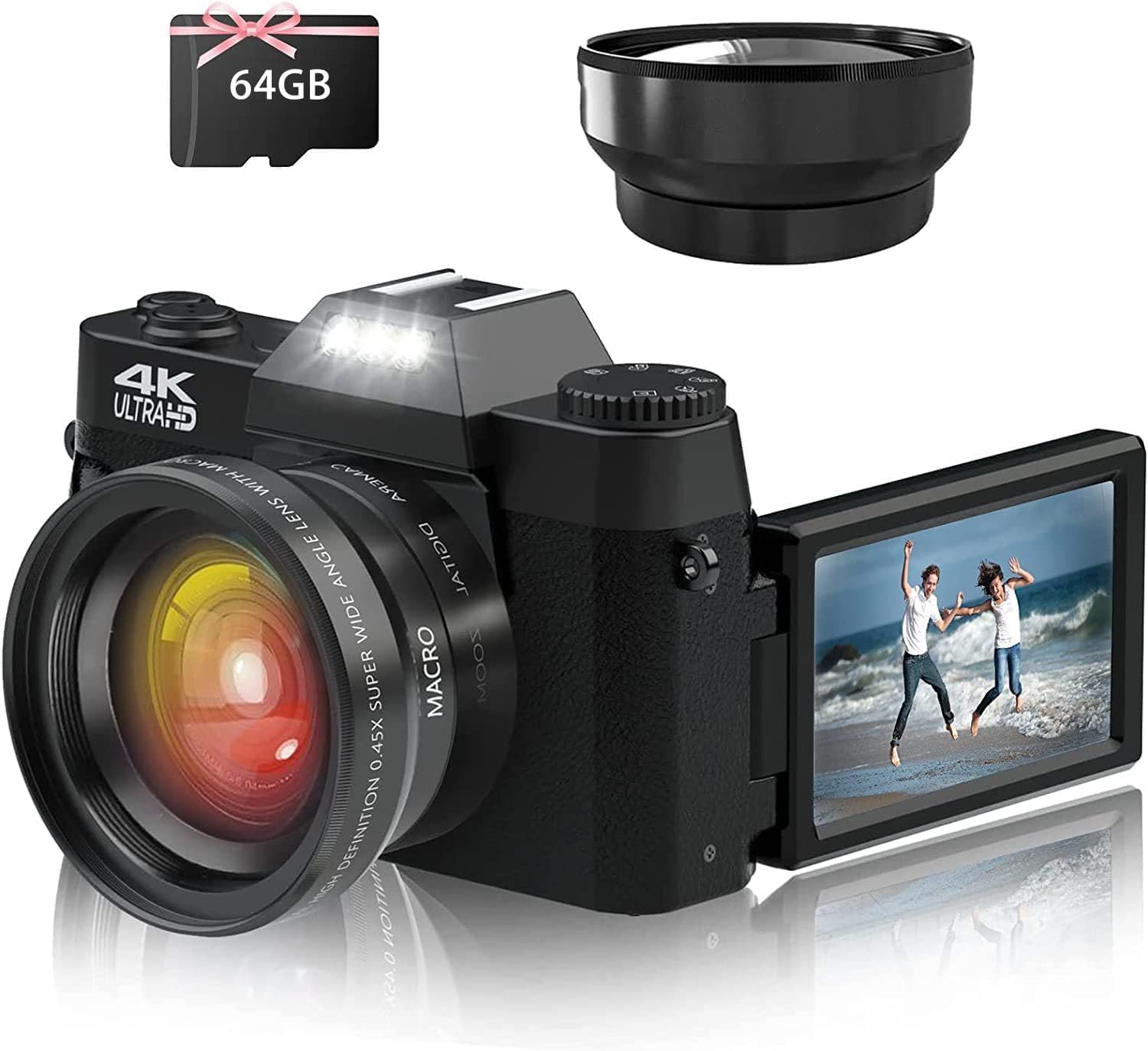 Digital Camera 16X Digital Zoom 48MP Photo Camera with Wide Angle ...