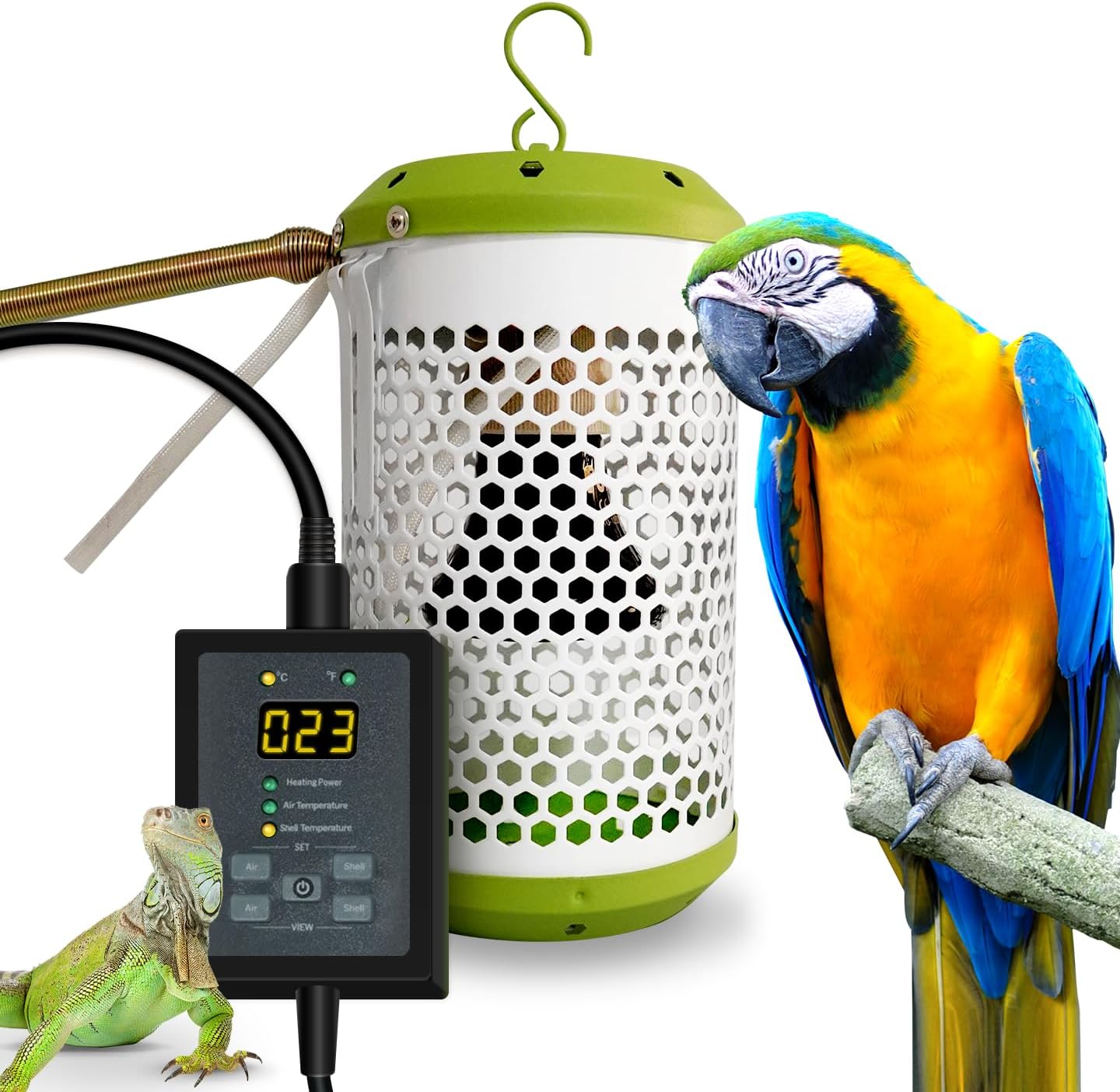 Amazon.com: SYSAI Smart Pet Heater with Temperature Controller for Bird ...
