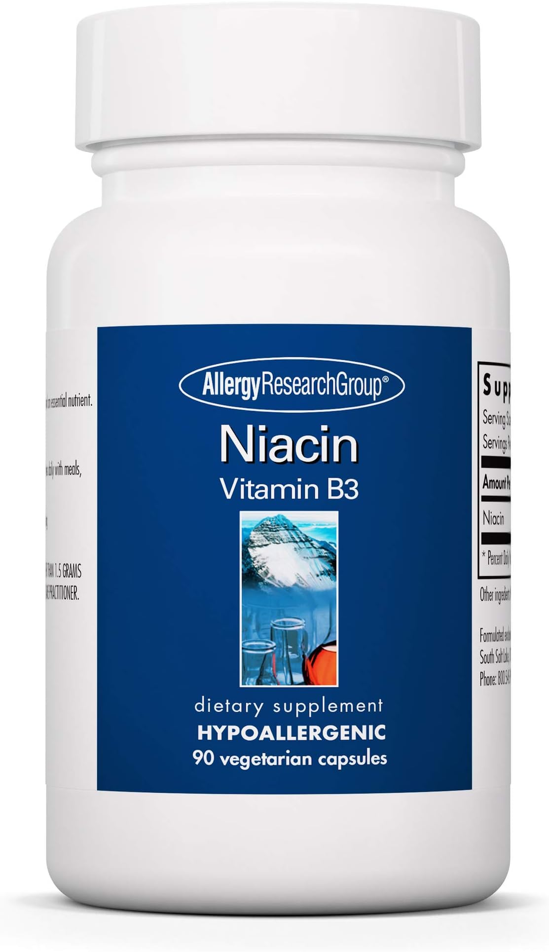 Amazon.com: Allergy Researcg Group Niacin Supplement - Vitamin B3 for ...