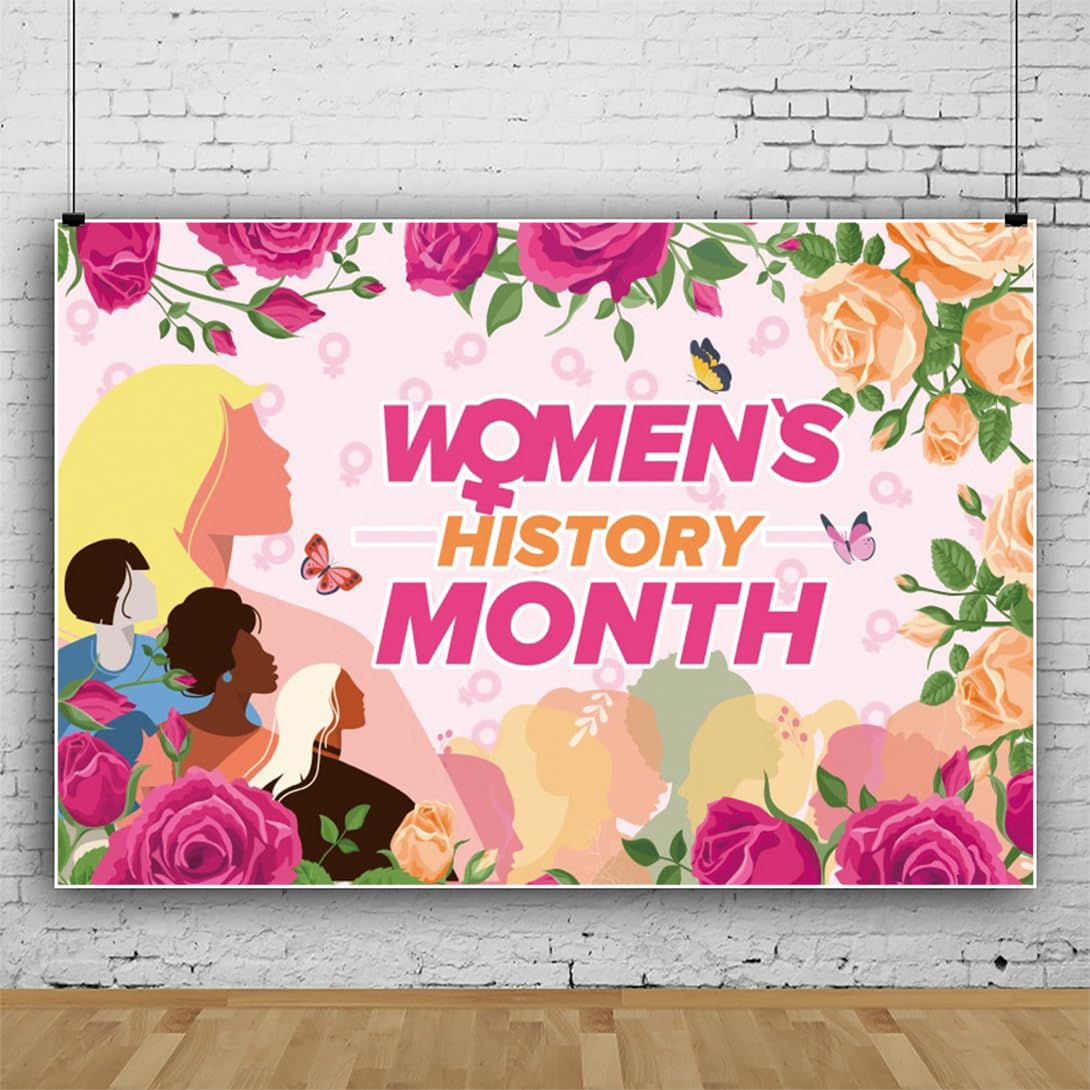 Buy Womens History Month Backdrop Female International Women's Day ...