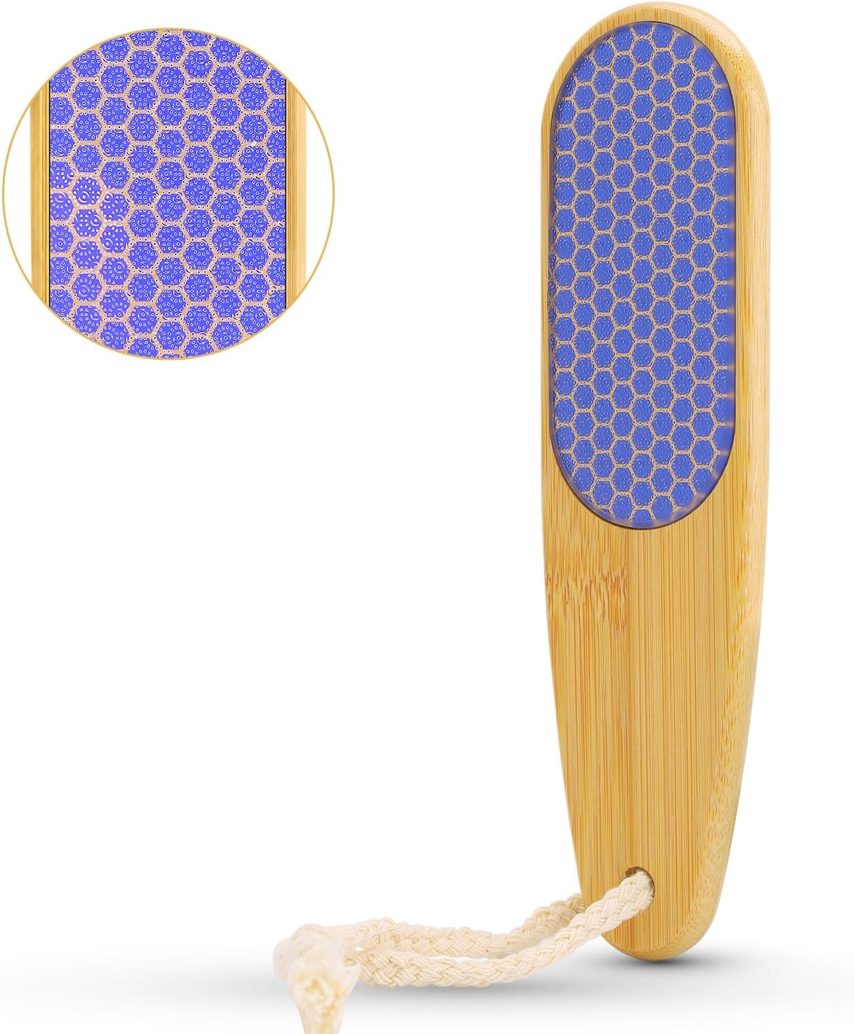 Amazon.com : Nano Glass Foot File, Foot Rasp with Bamboo Handle Foot ...