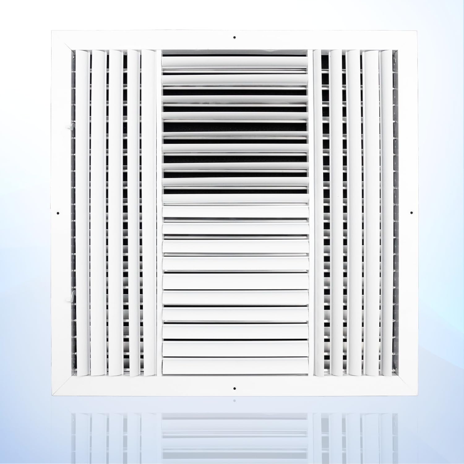 Aluminum 4-Way Vent Cover: Adjustable Curved Blade Air Supply Diffuser ...