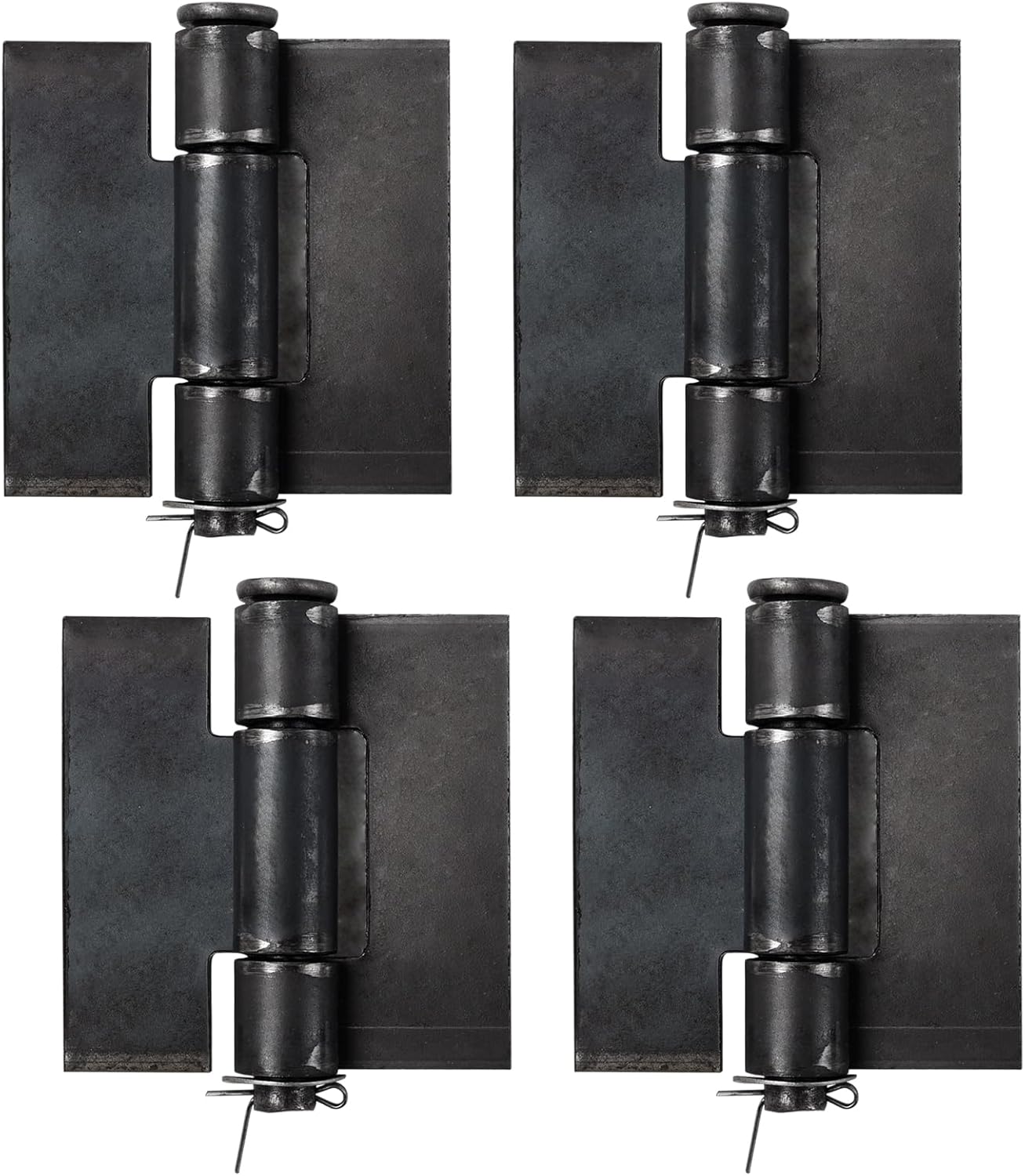 Amazon.com: Weldable Door Gate Hinges Heavy Duty Metal, A Removable Pin ...