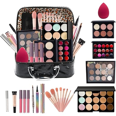 Amazon.com : All In One Makeup Kit,Full Makeup Set For Wonmen Includes ...