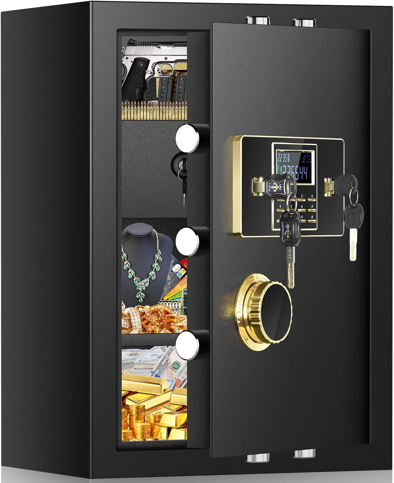 2.3 Cub Home Safe Fireproof Waterproof, Anti-theft Fireproof Safe Box ...