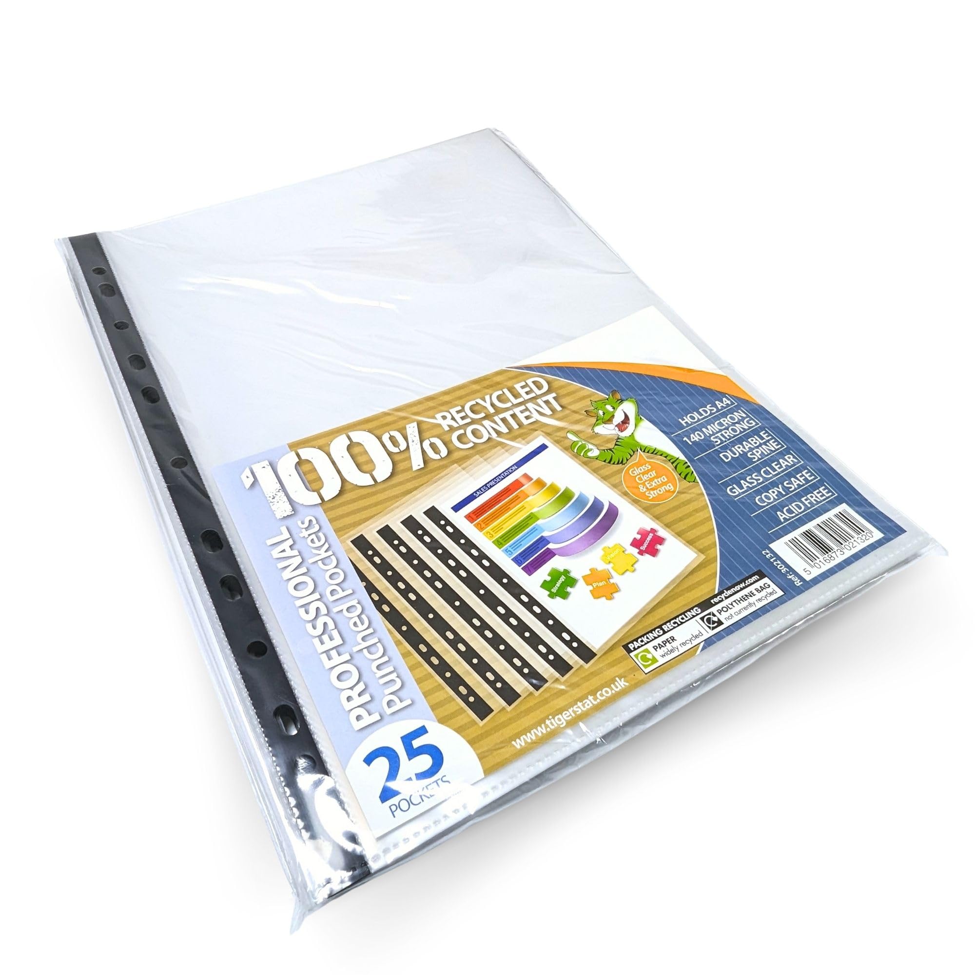 A4 Professional Punched Pockets Ultra Strong- 140 Micron A4 Polly ...