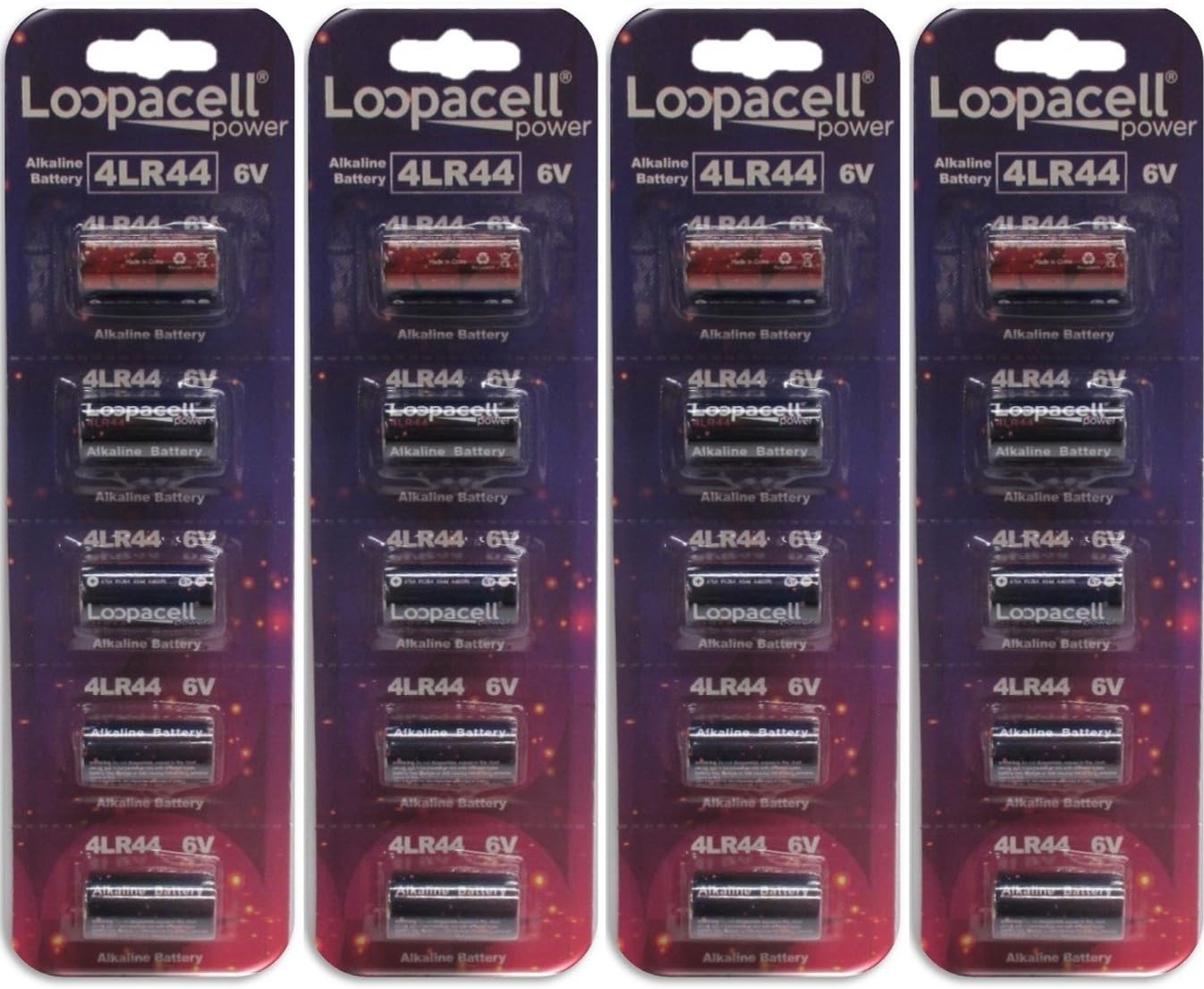Amazon.com: Loopacell 4LR44 / 476A / PX28A / A544 / K28A / L1325 6V ...