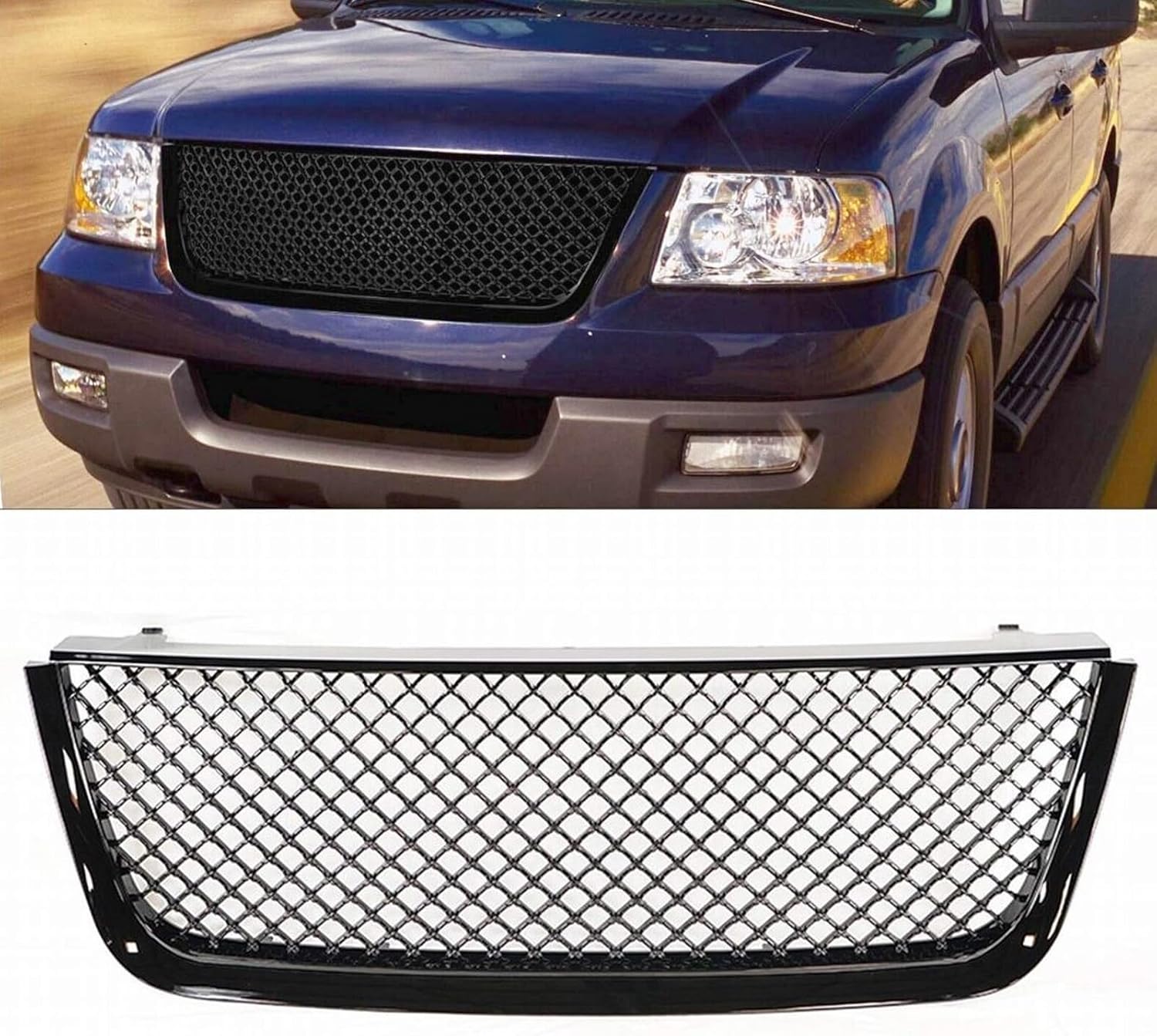 Amazon.com: UERST Car Grill Front Grille Compatible with 2003 2004 2005 ...