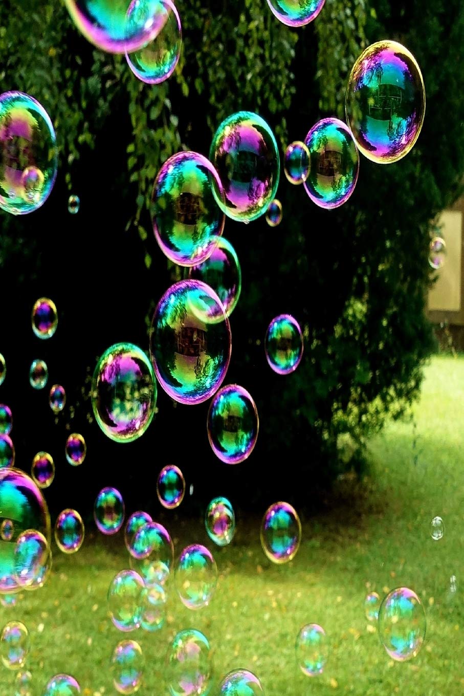 SOAP BUBBLES: A soap bubble is an extremely thin film of soapy water enclosing air that forms a ...