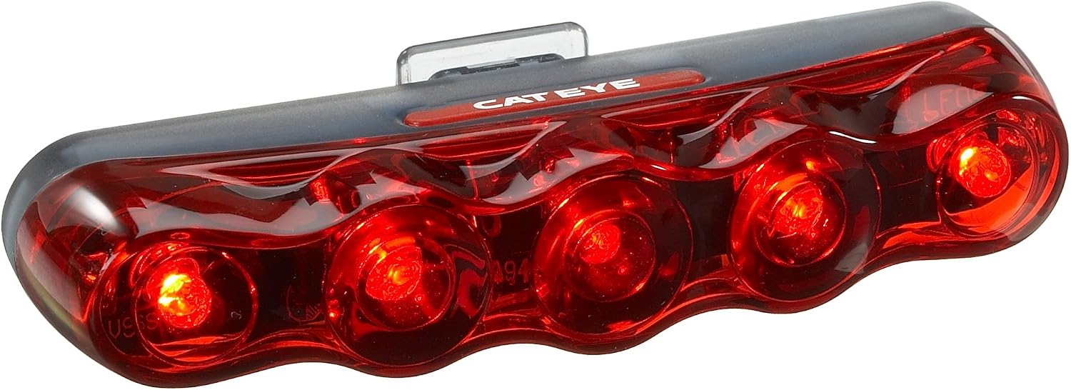 Cateye Bicycle Lighting Rear Battery-Powered Tl-Ld 610 R, Red : Amazon ...