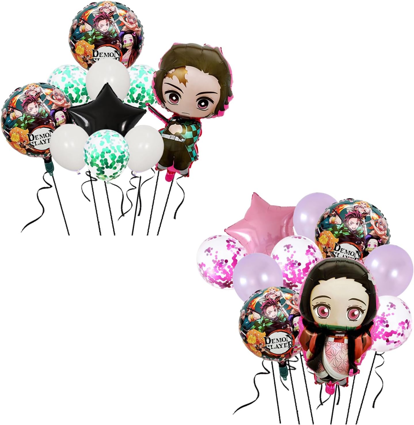 Amazon.com: Educatgame Anime Balloon Set, Anime Birthday Decorations ...