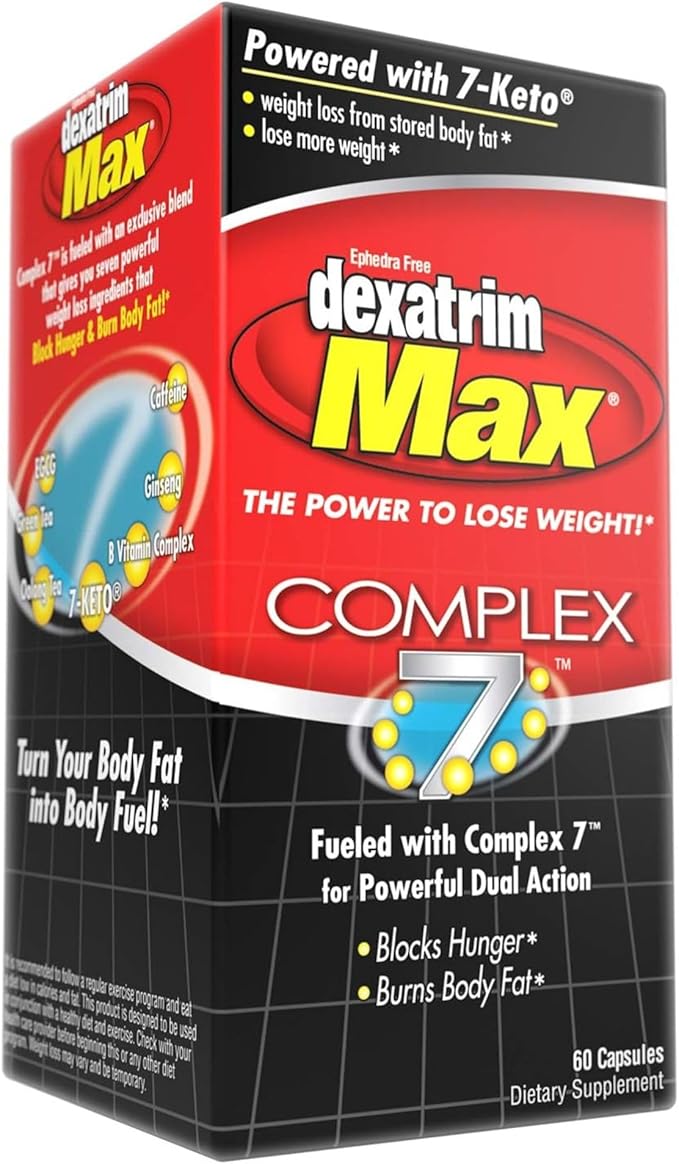 Amazon.com: EH95 LLC Stacker Dexatrim Max Complex-7 Capsules 60 Count ...