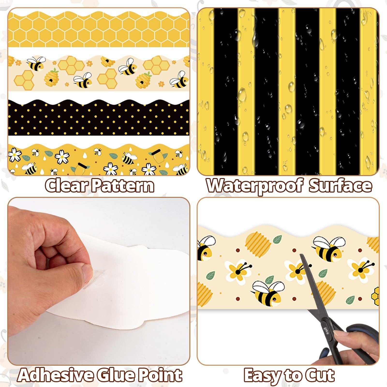 Snapklik.com : 84ft Bee Bulletin Board Borders Bee Classroom ...