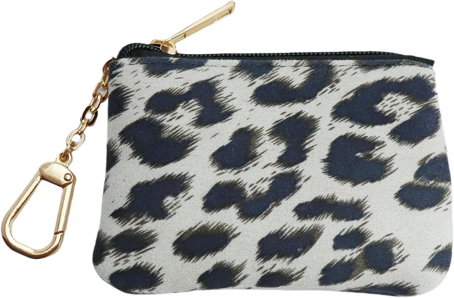Amazon.com: AGBIADD Coin Purse with Key Chain for Women, Leopard Print ...