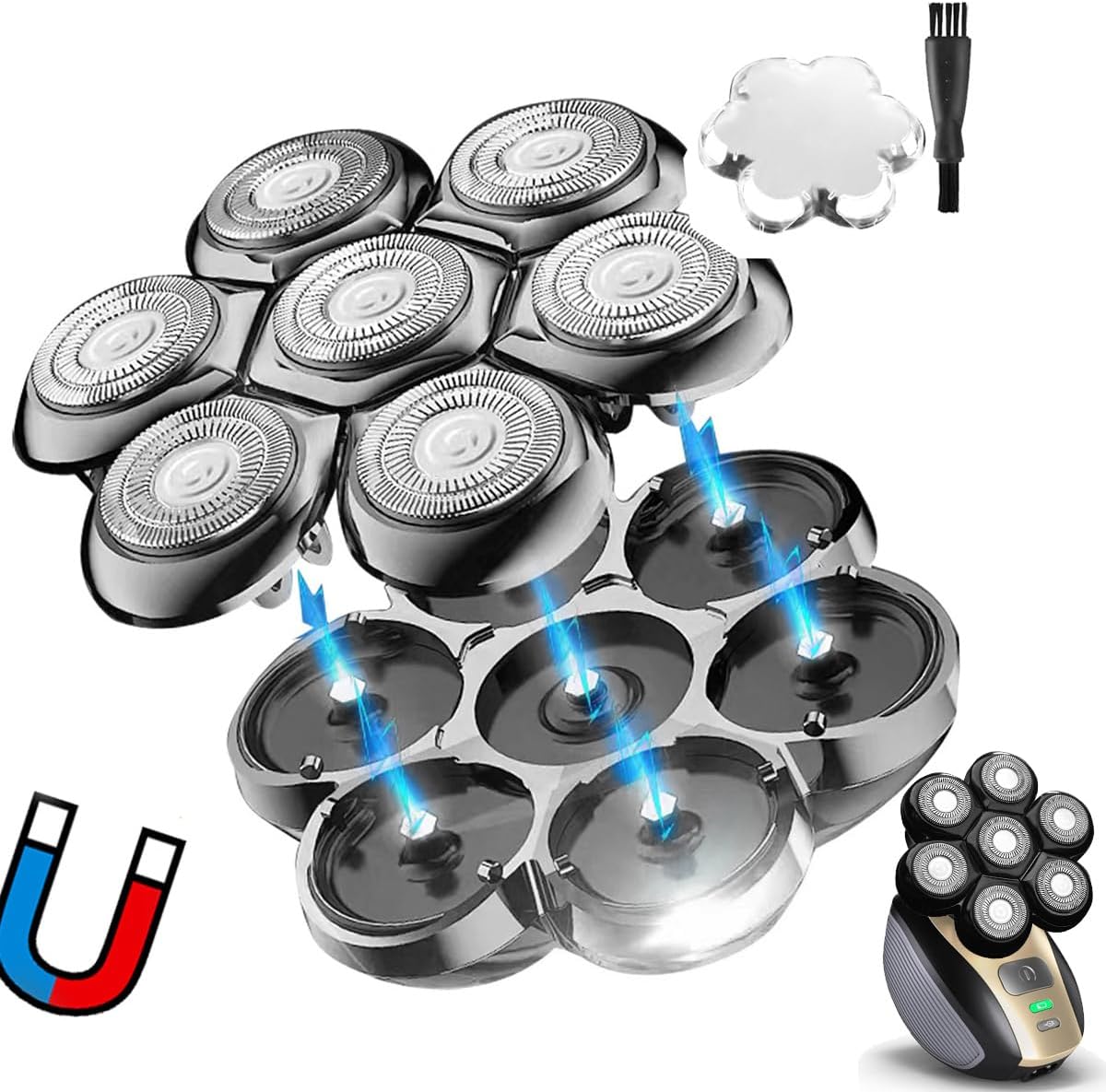 Amazon.com: Universal Magnetic 7 Blades Head for Freebird Freedom ...