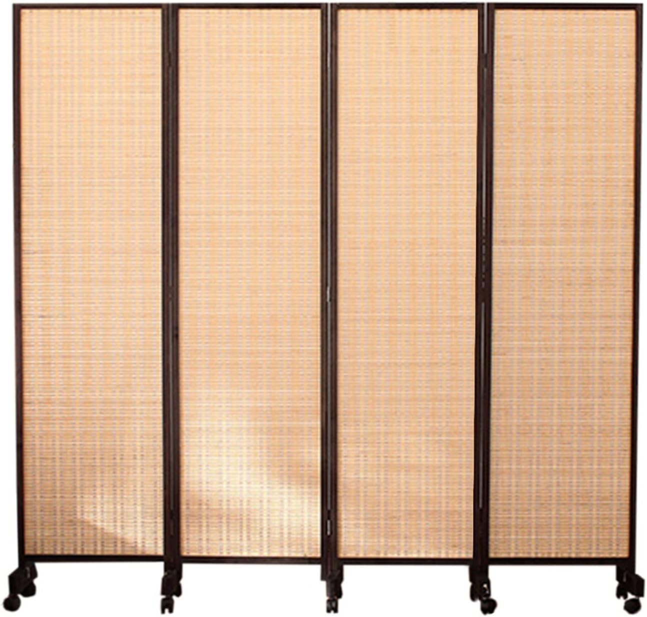 Folding Privacy Screens on Wheels, Small Low Room Divider for Corner ...
