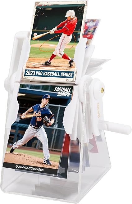 Amazon.com: 24-Slot Card Flip Book Display Stand,Trading Card Holder ...