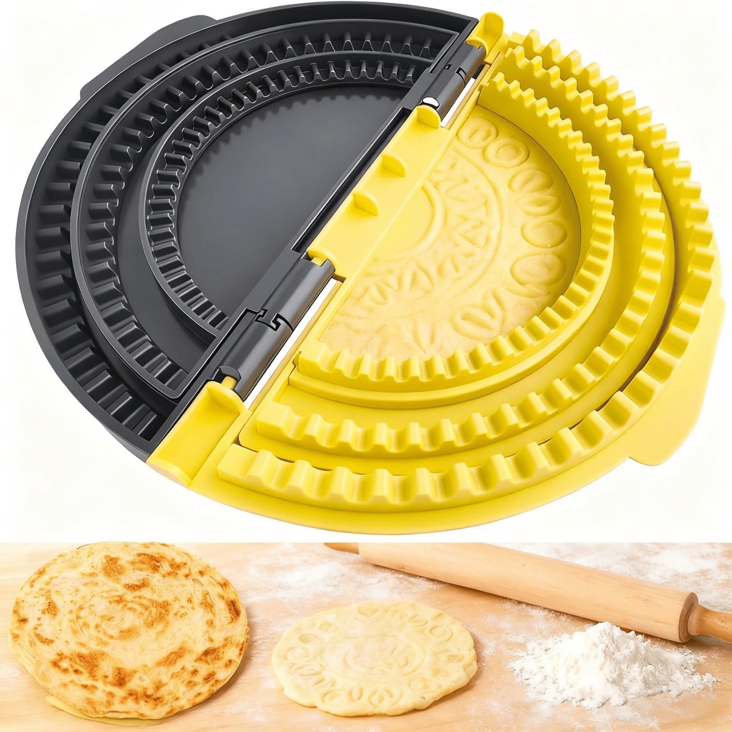 Amazon.com: Tortilla Sealer and Crimper 3-in-1 Adjustable Press for 6 8 ...