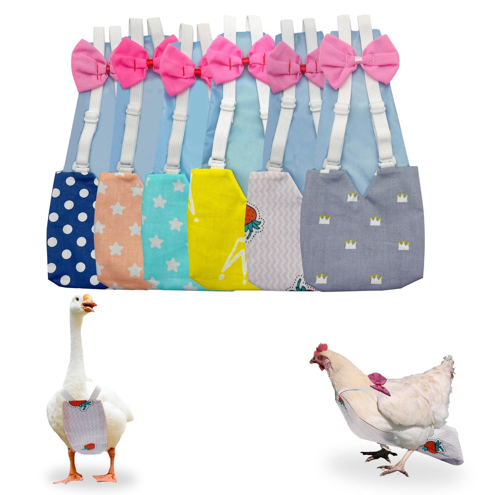 Silkie Chicken Diaper Set Chicken Diapers For Indoor Chickens Reusable ...