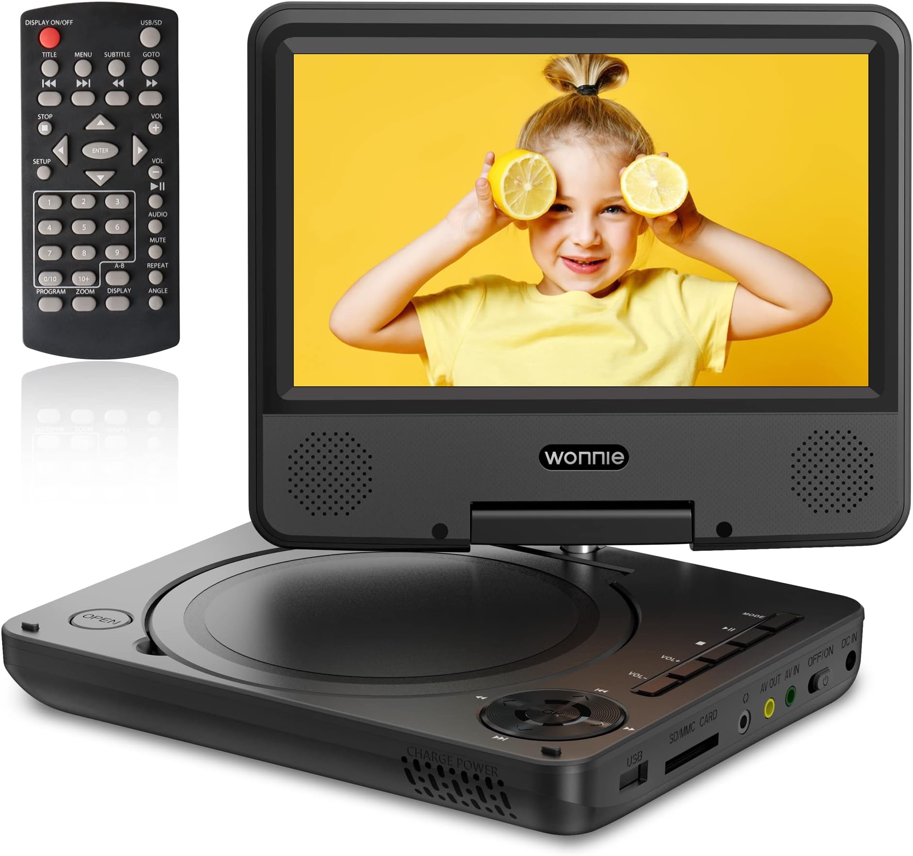 Amazon.com: ONN 10" Portable DVD and Media Player with USB, Aux 3.5mm ...