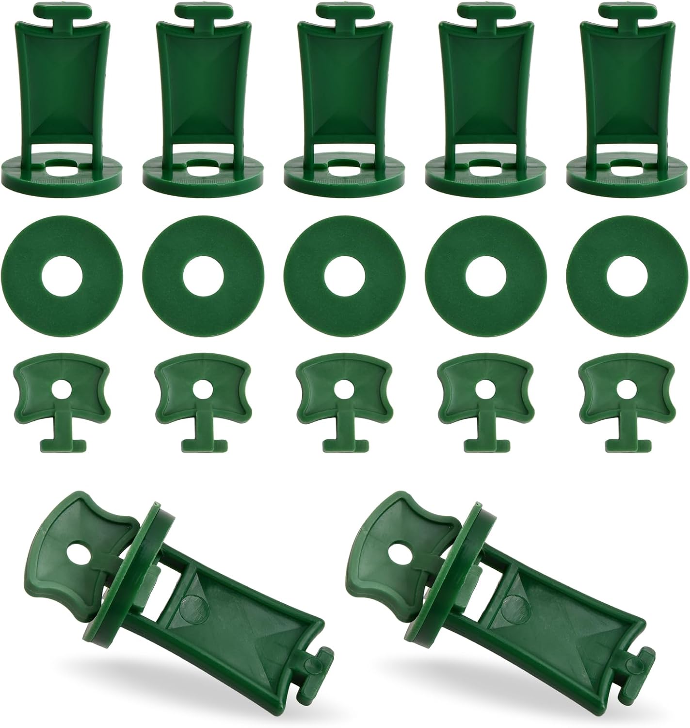 Hoxfly 50 Sets Fixations pour Serre,Clips de Fixation de Serre en ...