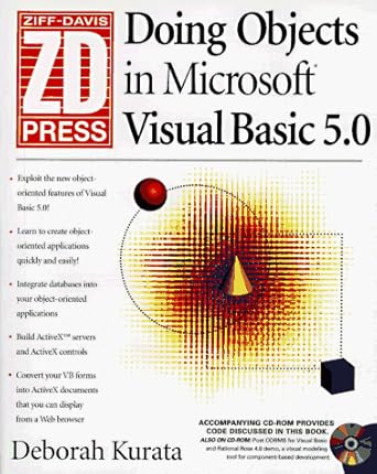 Doing Objects in Microsoft Visual Basic 5.0: Kurata, Deborah ...