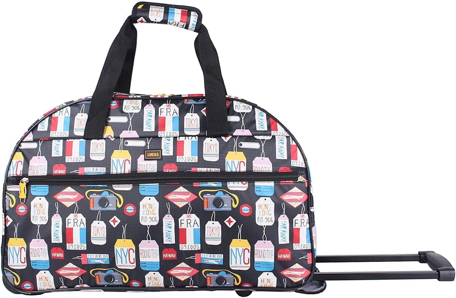 Amazon.com | LUCAS Designer Carry On Luggage Collection - Lightweight ...