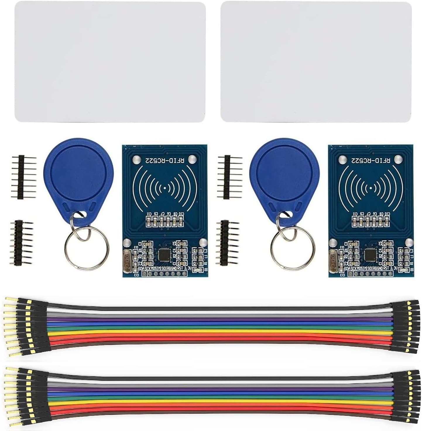 Amazon.com: WWZMDiB 2 Pcs Mifare RC522 RFID Reader Writer Module Kit ...