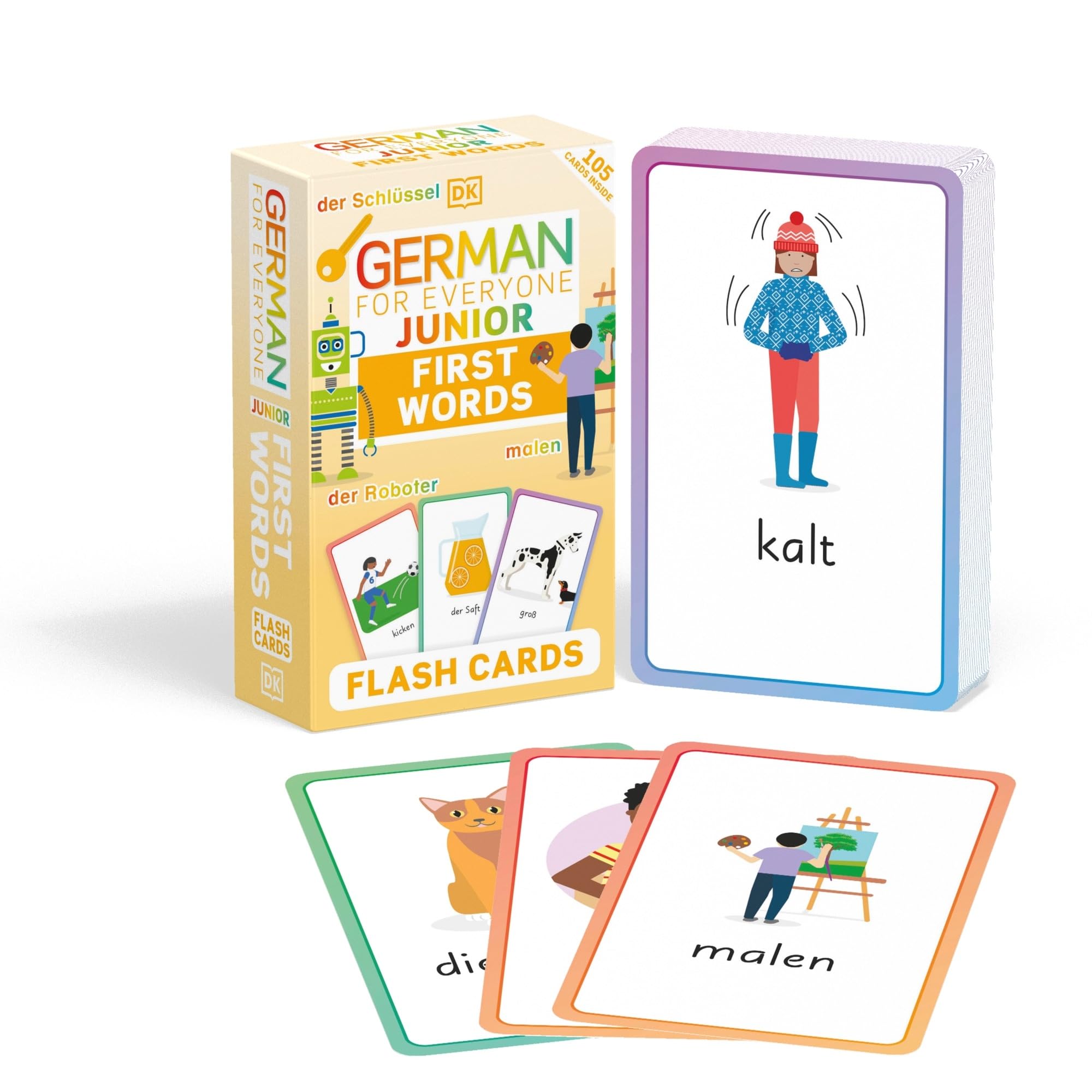 German for Everyone Junior First Words Flash Cards : DK: Amazon.co.uk ...
