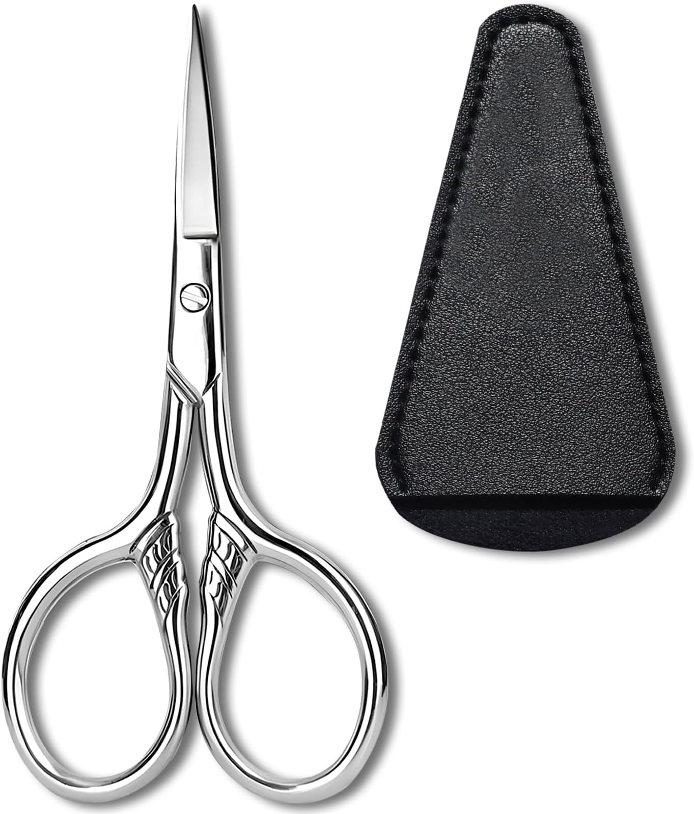 Amazon.com: Kootinn Small Facial Hair Scissors, Stainless steel ...