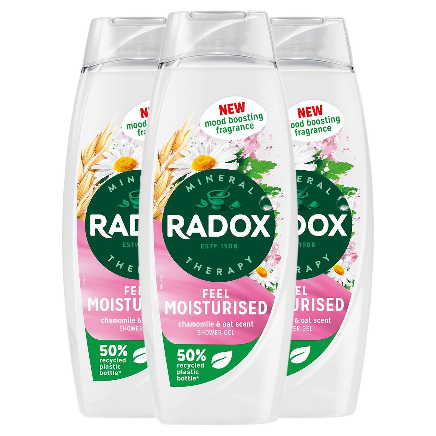Radox Mineral Therapy Shower Gel Feel Moisturised with Nature Inspired ...